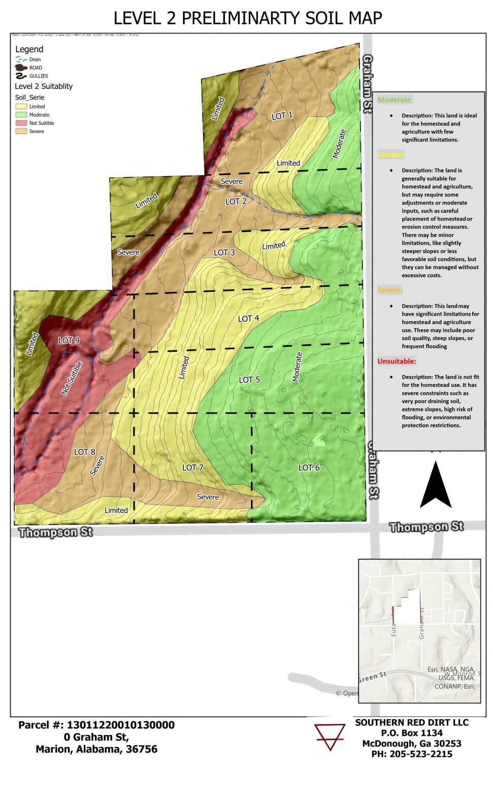 Developer-Ready 3x Road Frontage, Property for Sale by Owner in Alabama ...